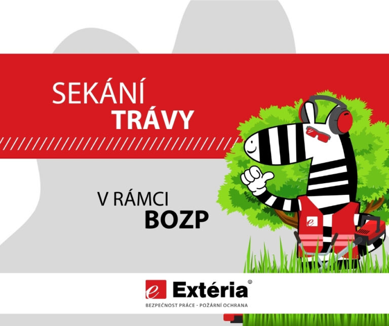 SEKÁNÍ TRÁVY A BOZP: Jak na bezpečnou údržbu zeleně ? - Extéria, s.r.o.
